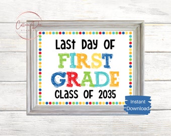 FIFTH GRADE 2024-25 SIGN 1st Day of Fifth Grade Sign Start of School ...