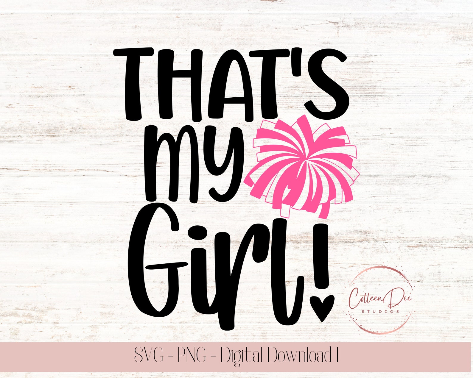 That's My Girl Svg Favorite Cheerleader SVG PNG File - Etsy