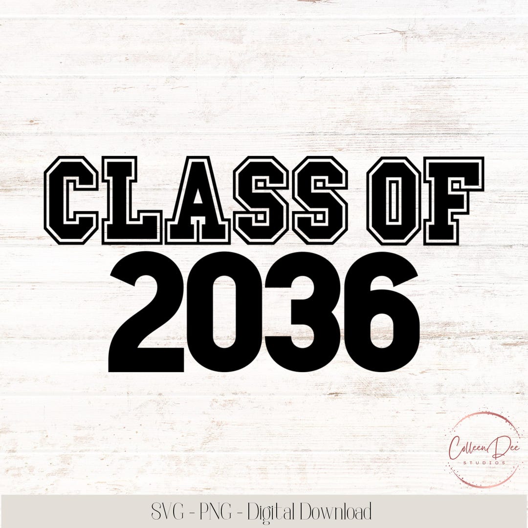 CLASS of 2036 | School Shirt | Class of 2036 Shirt | Sublimation DTF ...