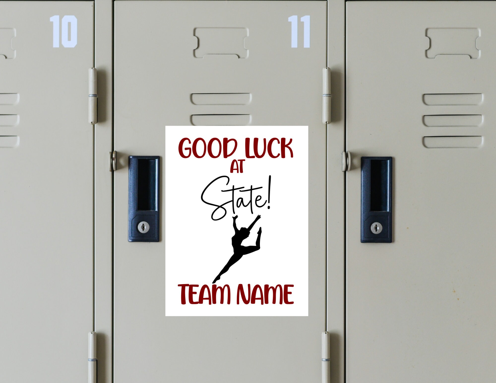 Editable Dance Good Luck State Printable Tag | Dance Team State Good ...