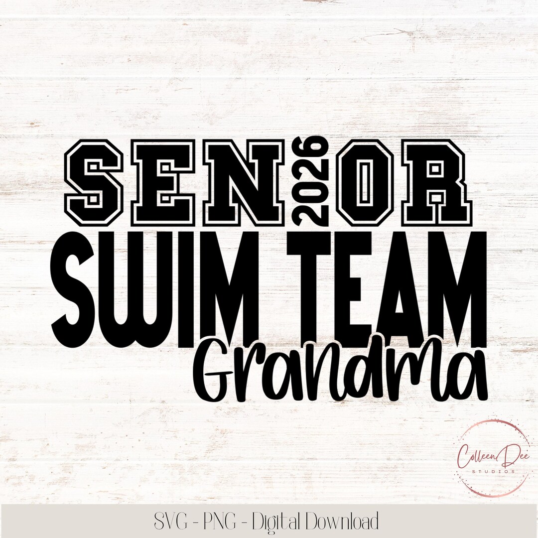 Senior Swim Team Grandma 2026 | Swim Team Grandma Life | Senior 2026 ...