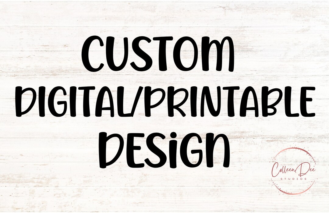 CUSTOM Digital/printable File - Etsy