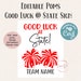 Editable Poms Cheer Good Luck State Printable Tag Poms Cheer Team State ...