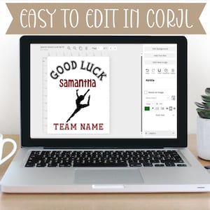 Editable Dance Good Luck Printable Sign | Dance Team Good Luck | Edit ...