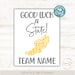 Editable TRACK Good Luck at State Printable Tag | Track & Field State ...