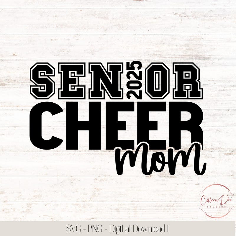 Senior Cheerleader Mom Svg - Etsy