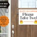 Printable Sign for Halloween Candy Bowl Trick or Treater Sign Instant ...