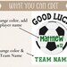 Editable Soccer Good Luck Printable Sign Soccer Team Good Luck Edit in ...