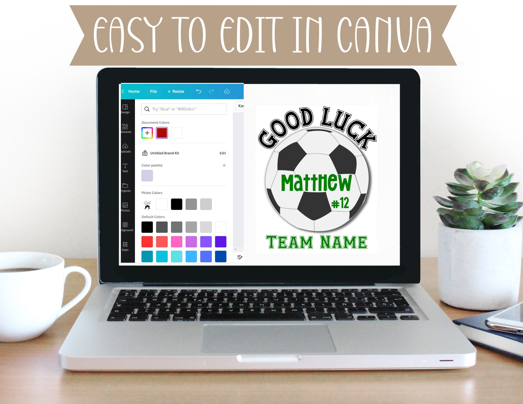 Editable Soccer Good Luck Printable Sign Soccer Team Good - Etsy Australia