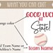 Editable Baseball Good Luck at State Printable Tag Baseball - Etsy