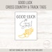 Cross Country Track Good Luck at State Printable Tag | State Printable ...