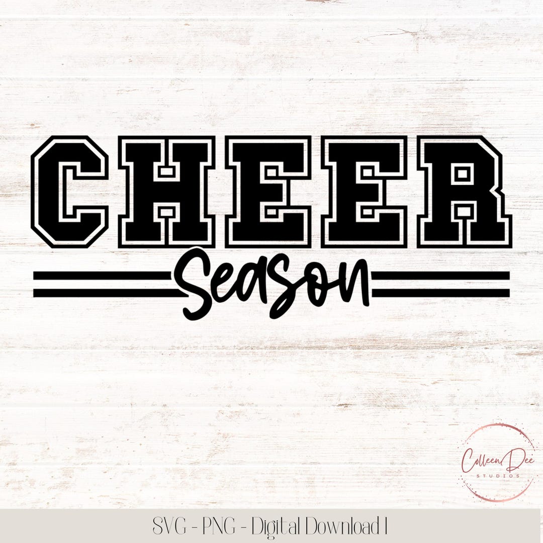 Cheer Season | Cheerleader Mom | Cut File for Cricut | PNG SVG | Sports ...