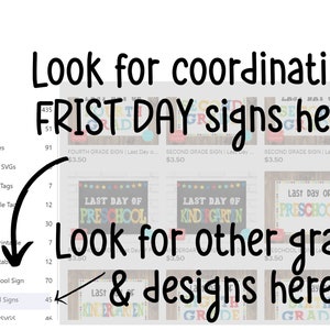 PRESCHOOL 2023-2024 SIGN Last Day of Preschool Sign End of School Sign ...