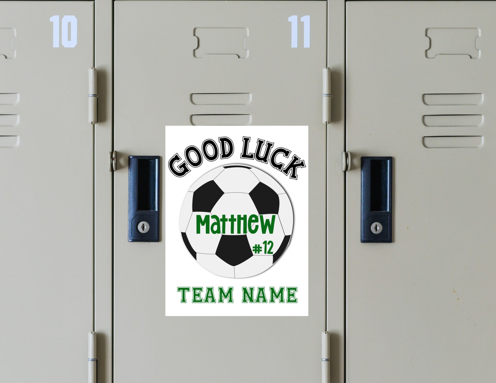 Editable Soccer Good Luck Printable Sign Soccer Team Good - Etsy