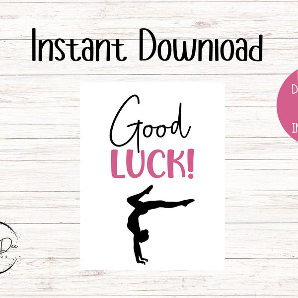 Gymnastics Good Luck - Etsy