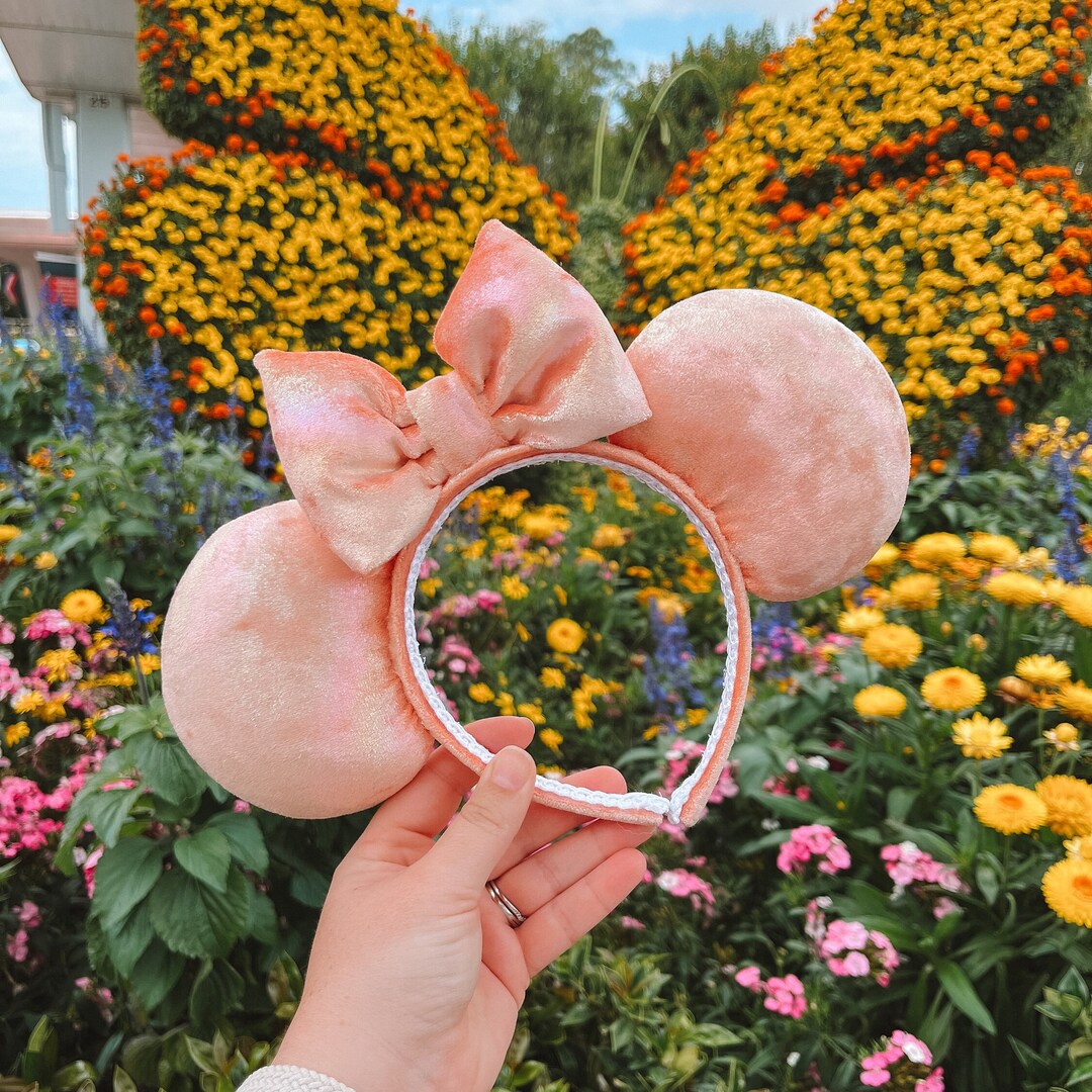 Spring Flower and Garden Festival Ears, Peach Velvet Ears, Pink Velvet ...