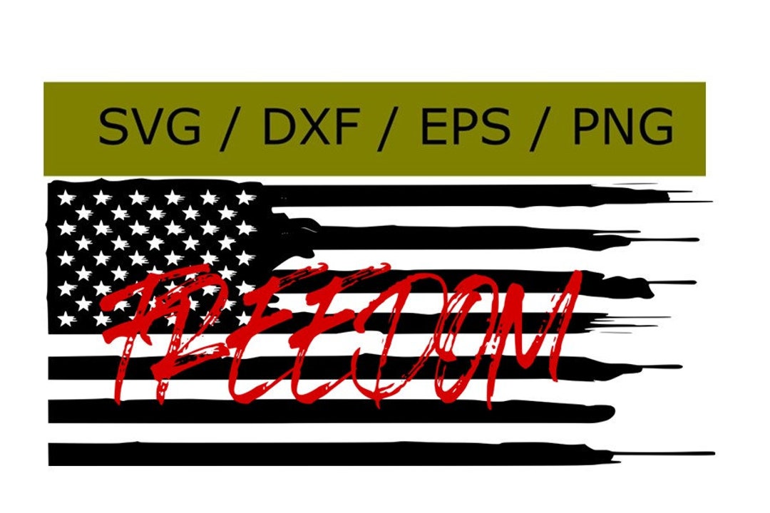 Freedom, US Flag, Independence, Svg, Cut Files, Wooden Wall Decor, Diy ...
