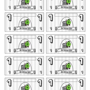 Editable Classroom or Play Money - Etsy