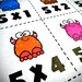 Multiplication Flash Cards (baby Monster Theme) - Etsy