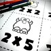 Multiplication Flash Cards (baby Monster Theme) - Etsy