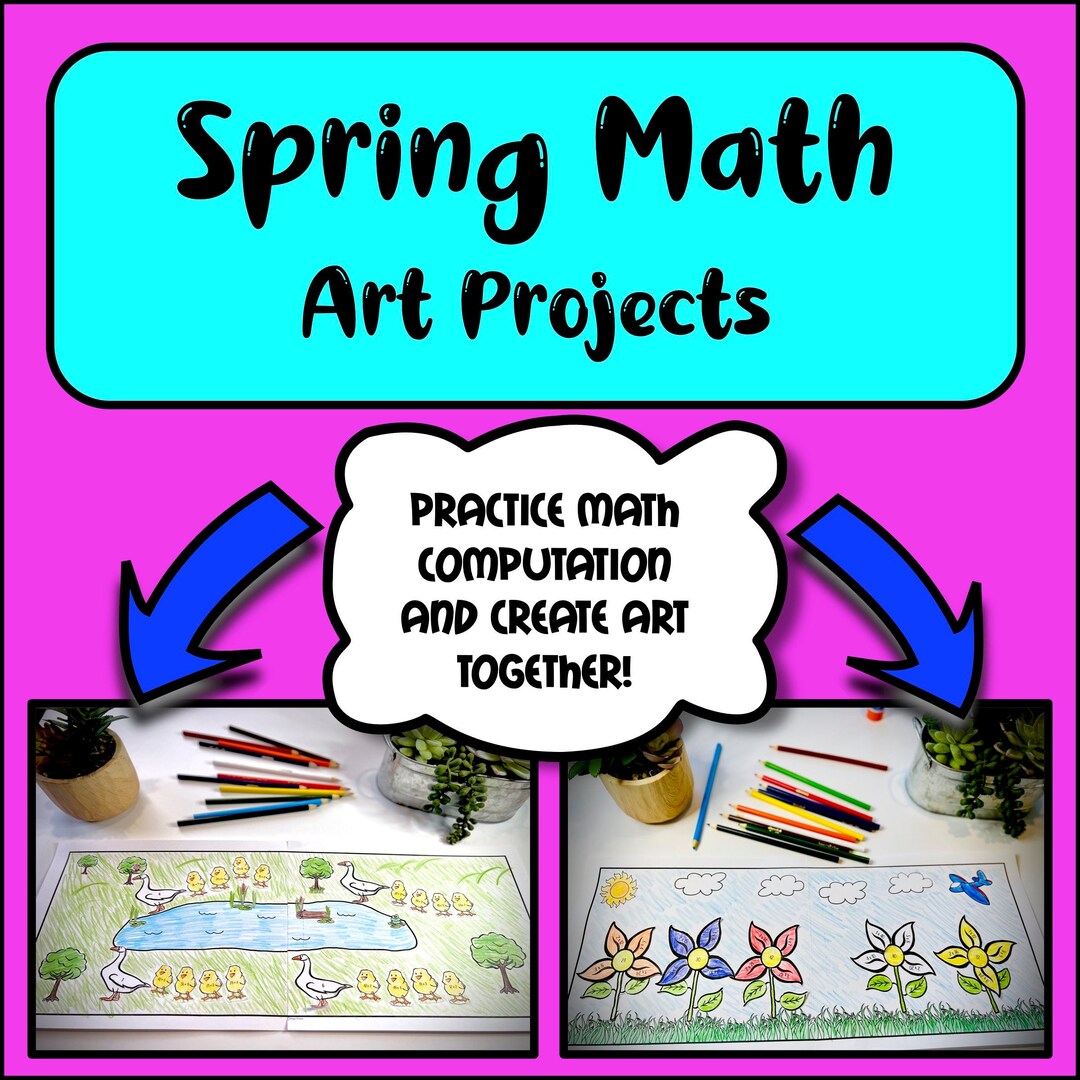 Spring Math Art Projects - Etsy