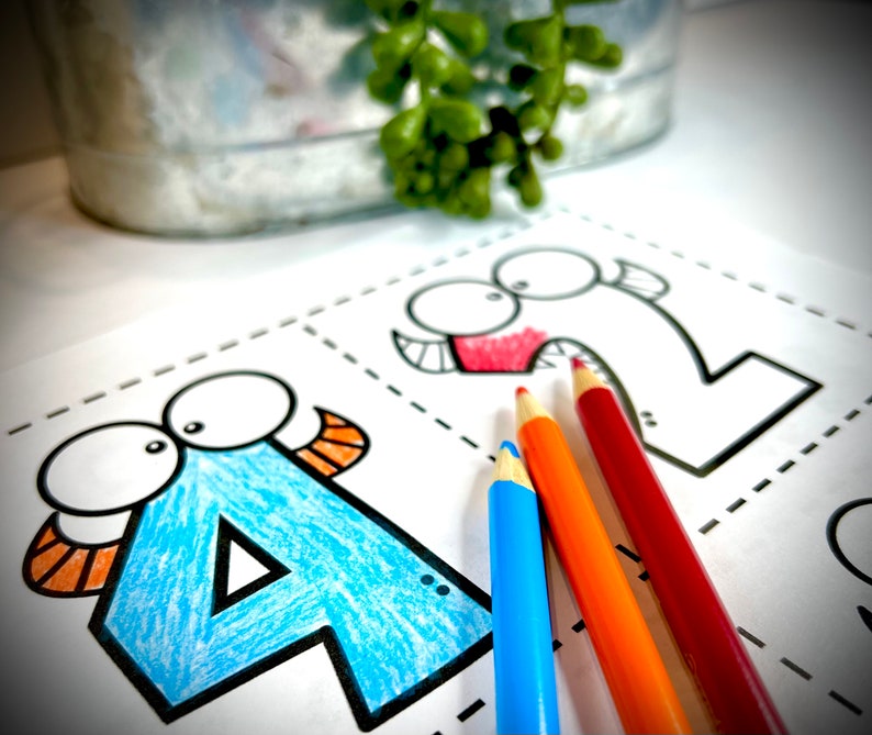 Multiplication Flash Cards (baby Monster Theme) - Etsy