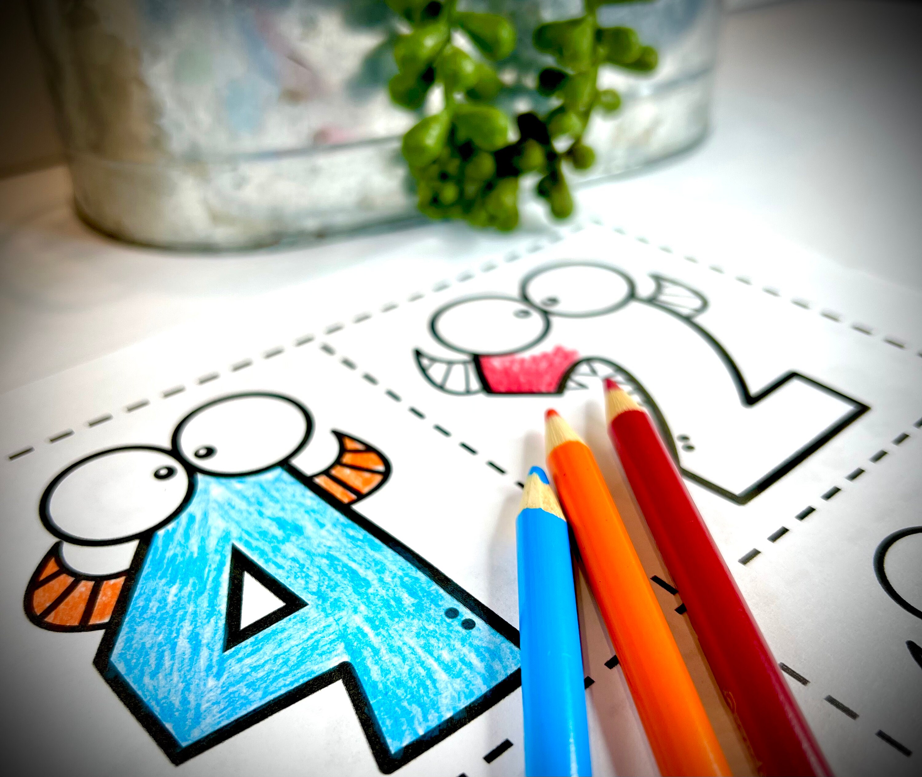 Multiplication Flash Cards (baby Monster Theme) - Etsy