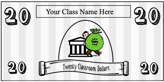 Editable Classroom or Play Money - Etsy