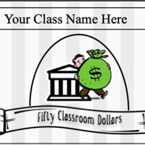 Editable Classroom or Play Money - Etsy