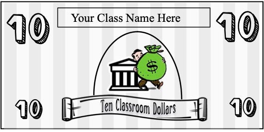 Editable Classroom or Play Money - Etsy