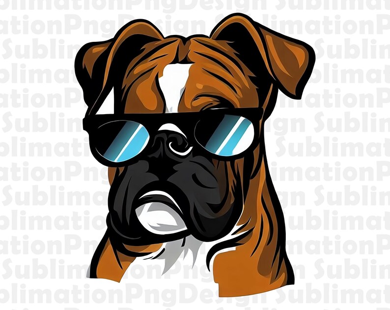 Cara de boxer, perro png, clipart, archivos png para sublimación ...