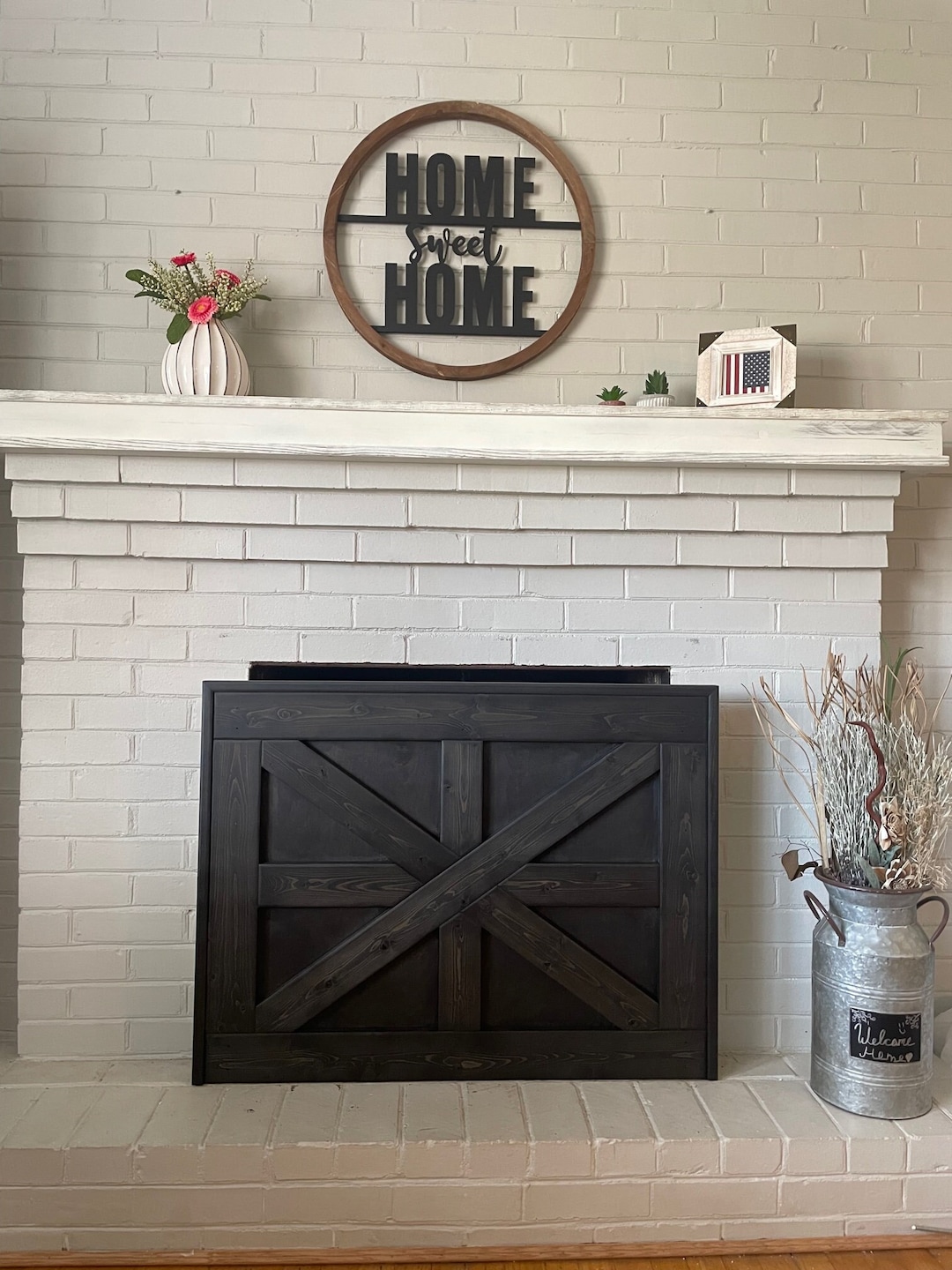 Fireplace Cover - Etsy
