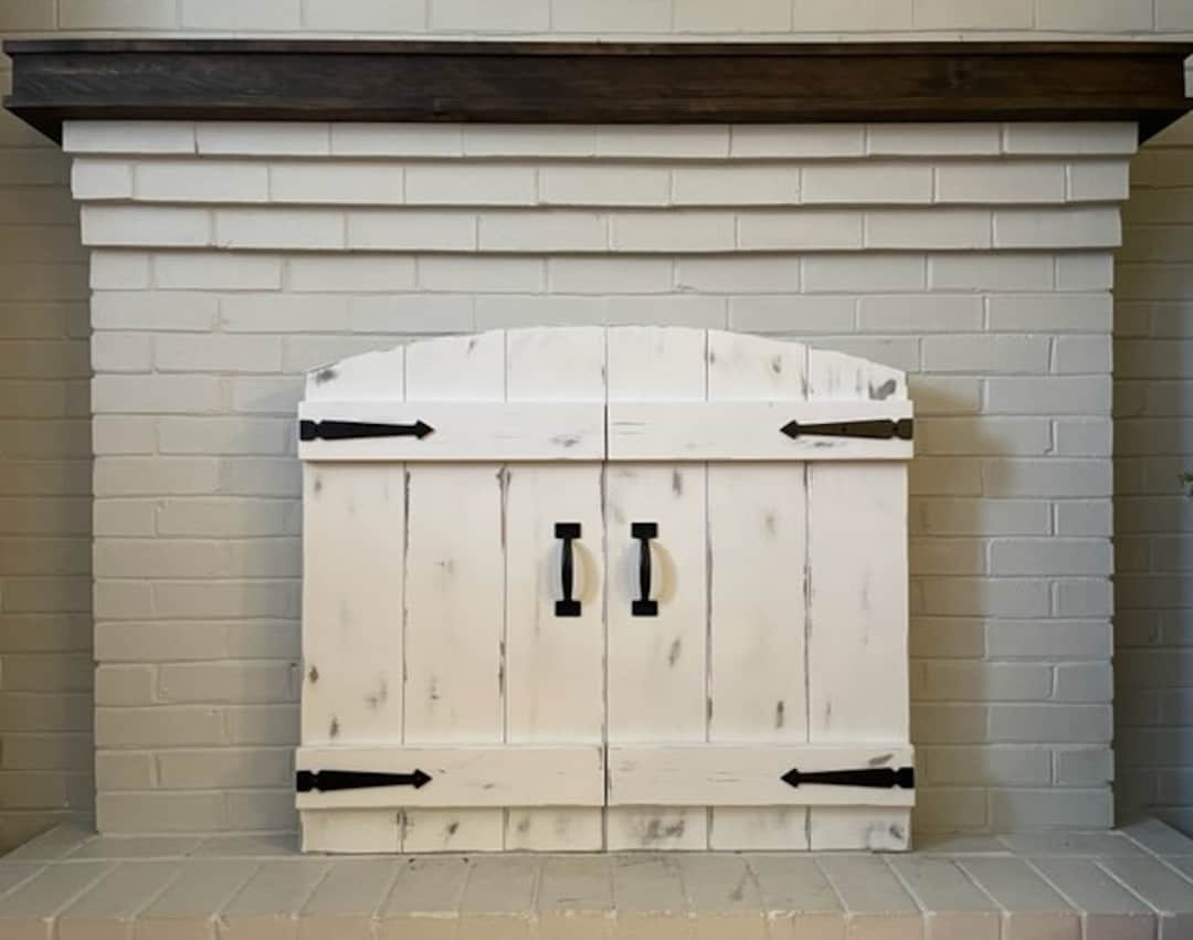 Fireplace Cover Shutter Design - Etsy