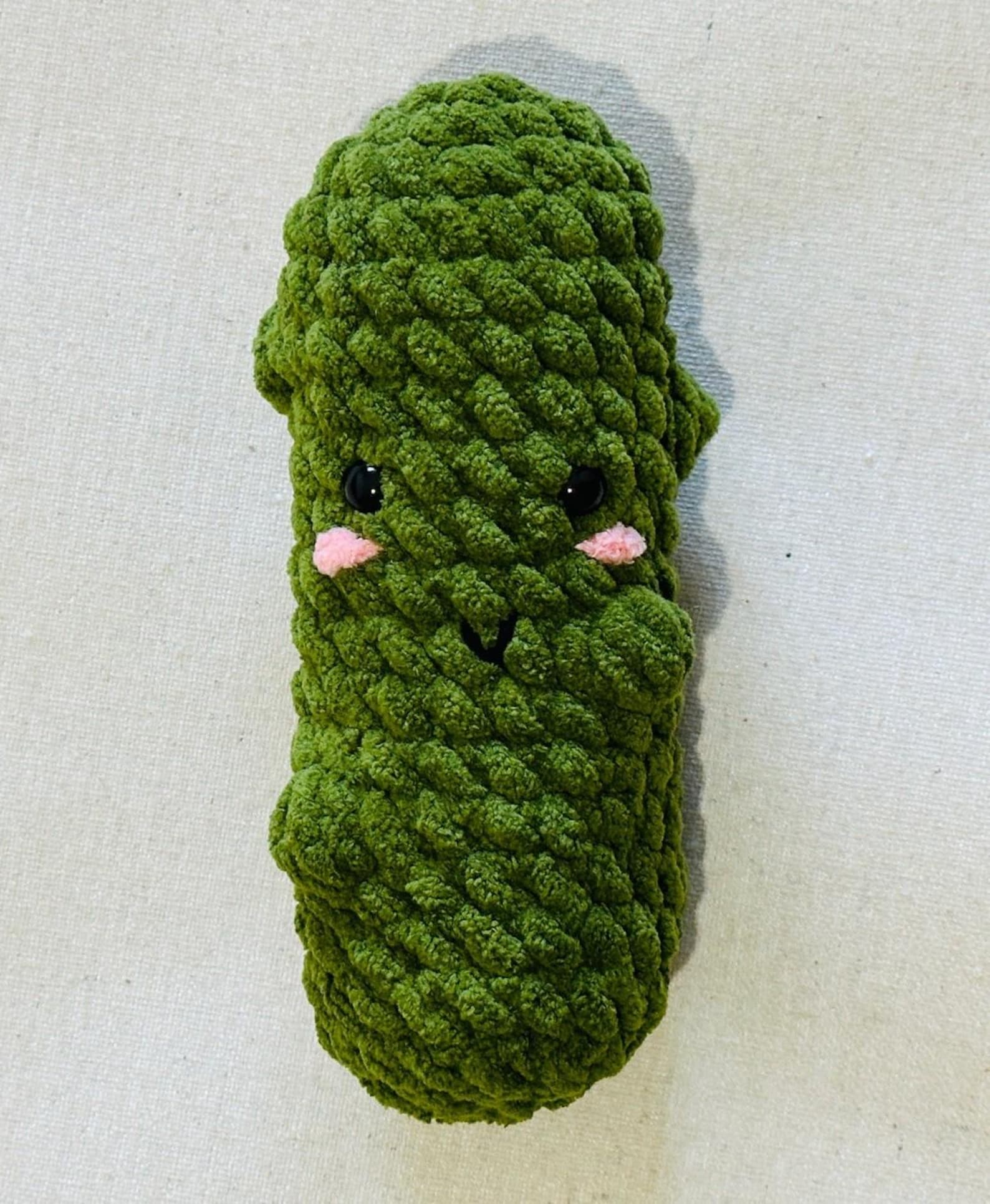 Paulie the Pickle Crochet Pattern: Easy No Sew Amigurumi (english PDF ...