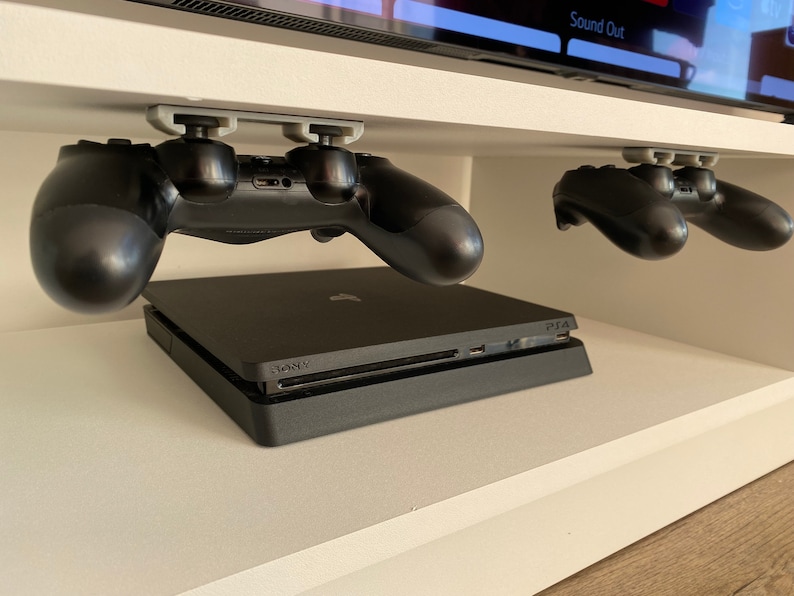 PS4 / PS5 Under Desk Controller Mount / Wall Controller Mount ...