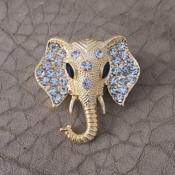 Elephant Brooch - Etsy