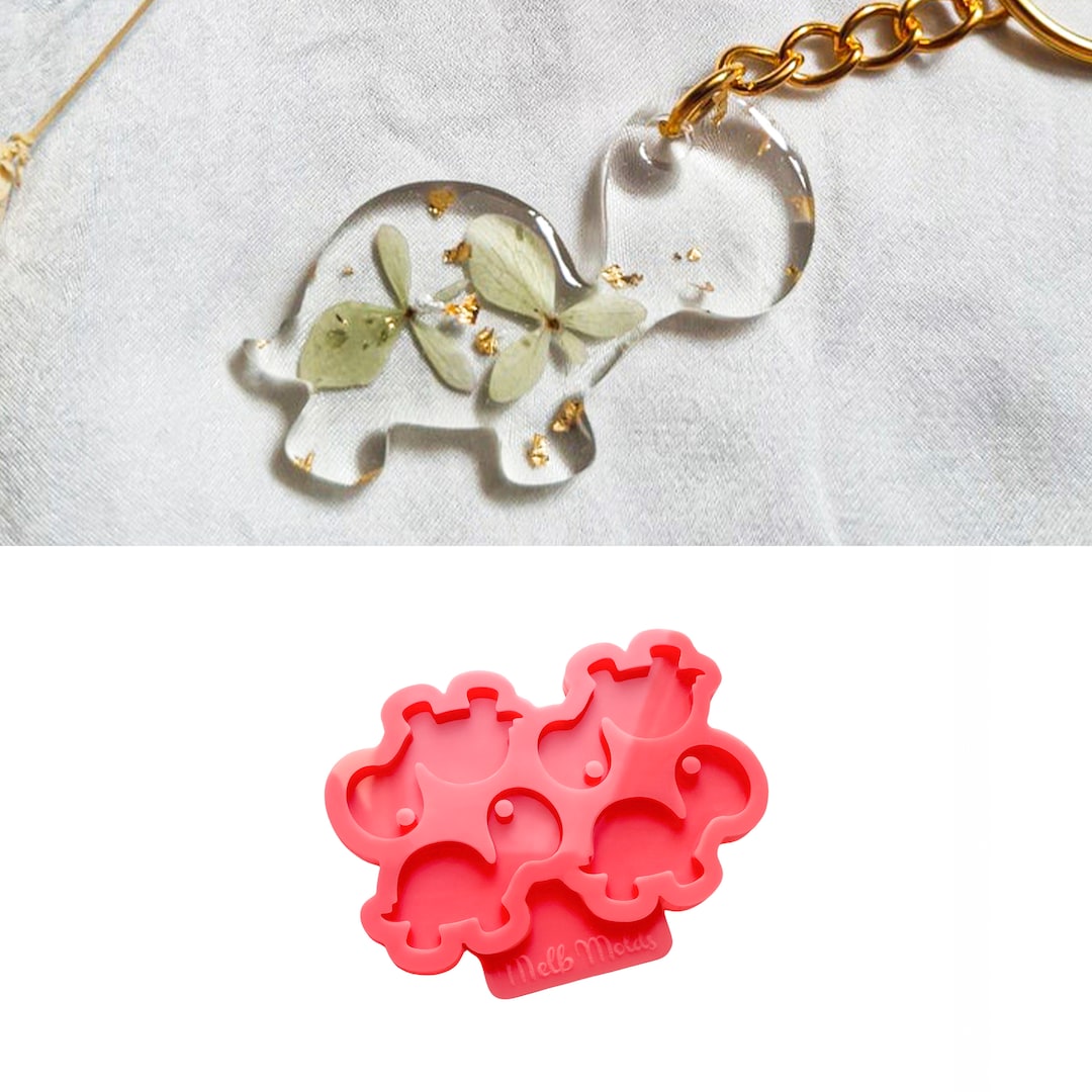4 Turtles Keychain Silicone Mold | Cute Keychain Silicone Mold ...