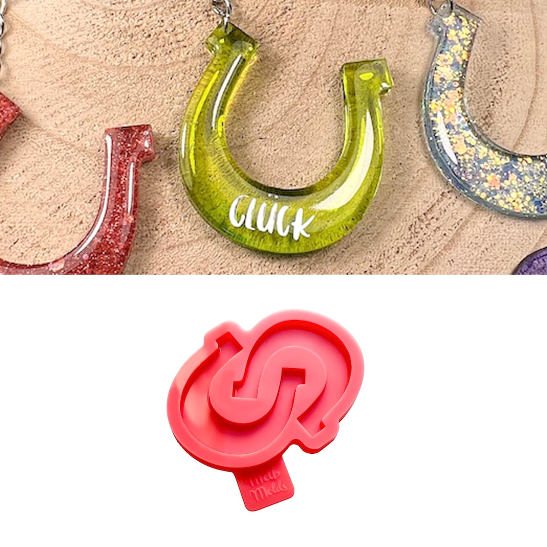 Horseshoe Epoxy Resin Silicone Mold - Create Equestrian-themed ...