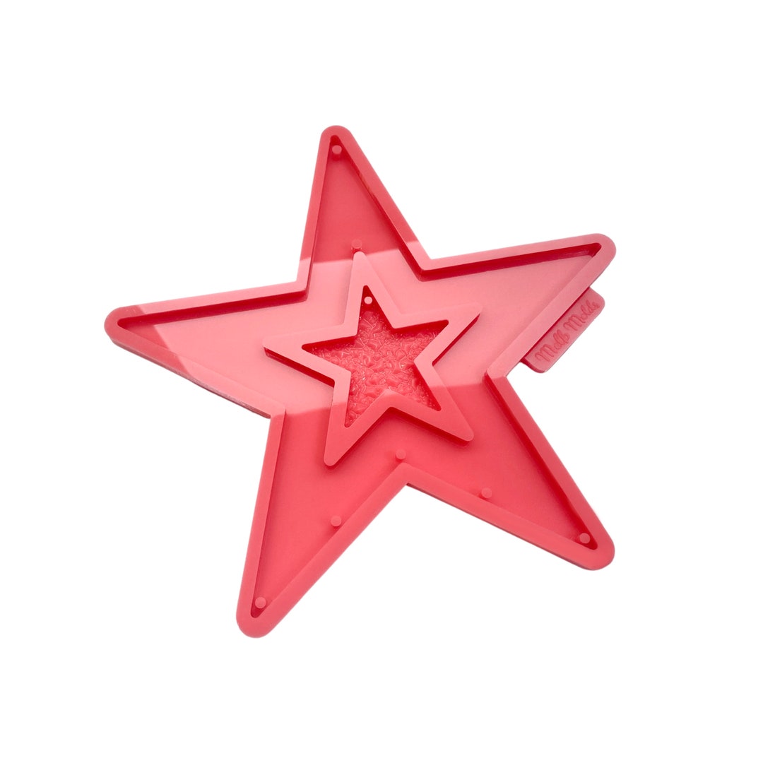 Two Stars Suncatcher Silicone Mold Hanging Star Silicone - Etsy
