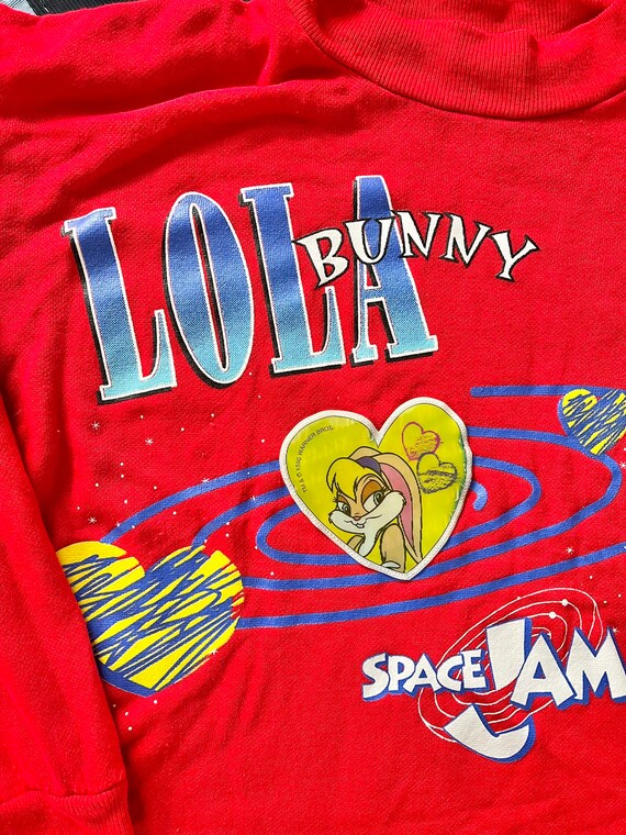 Vintage 90s Lola Bunny Space Jam Long Sleeve Shirt R Gem