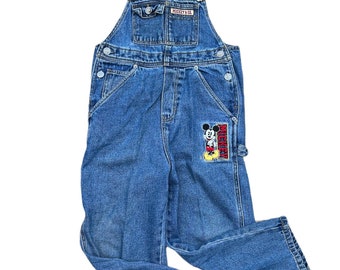 Mickey Overalls - Etsy