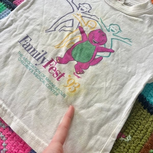 Vintage 90s Barney Family Fest Minnesota Tshirt Kids 4T - Etsy
