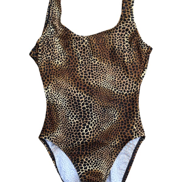 Leopard One Piece Swimsuit - Etsy