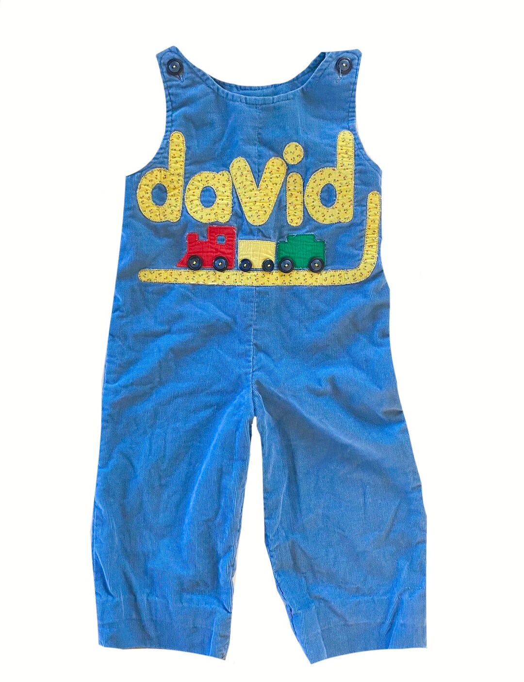 Vtg 70s/80s Homemade David Overalls Sz 3/4 - Etsy