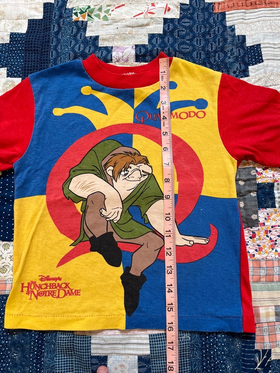 Vintage 90s Quasimodo Disney Tshirt kids 7 Hunchback … - Gem