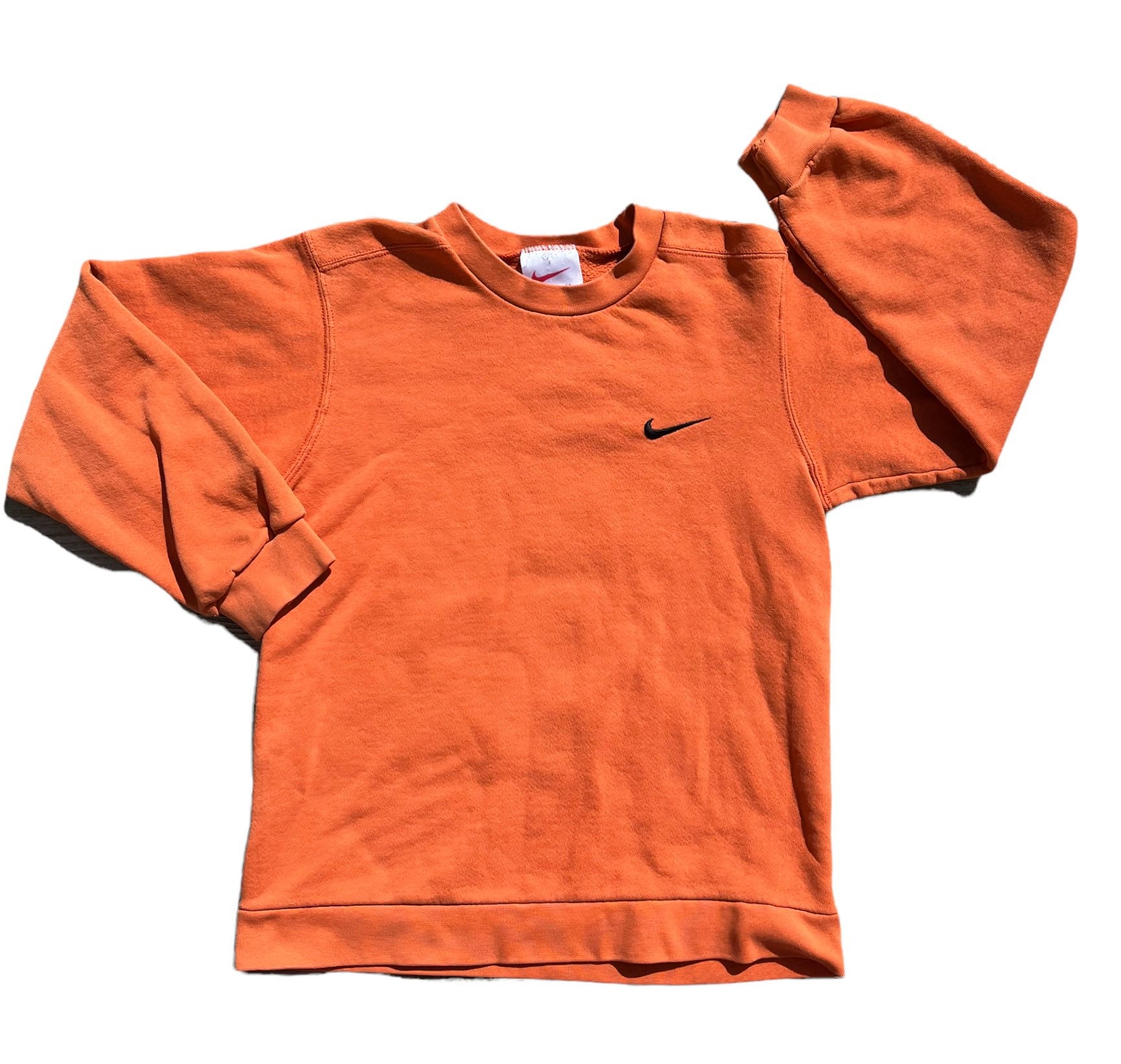 Vtg 90's Nike Orange Sweatshirt Kids 7 - Etsy Vtg 90's Nike Orange Sweatshirt Kids 7 - Etsy