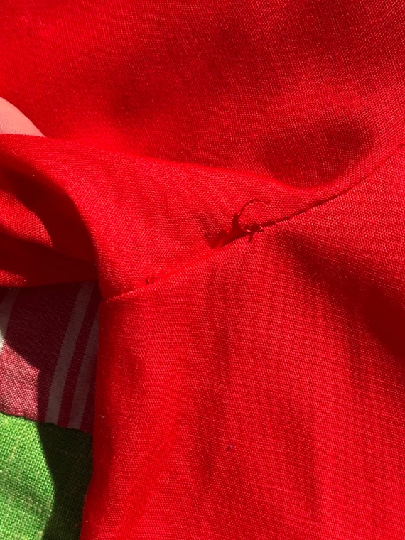 Kids 12 Vintage 70’s/80’s Bright Red Button Down Shirt - Gem