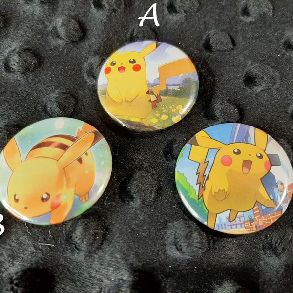 Pikachu Button - Etsy
