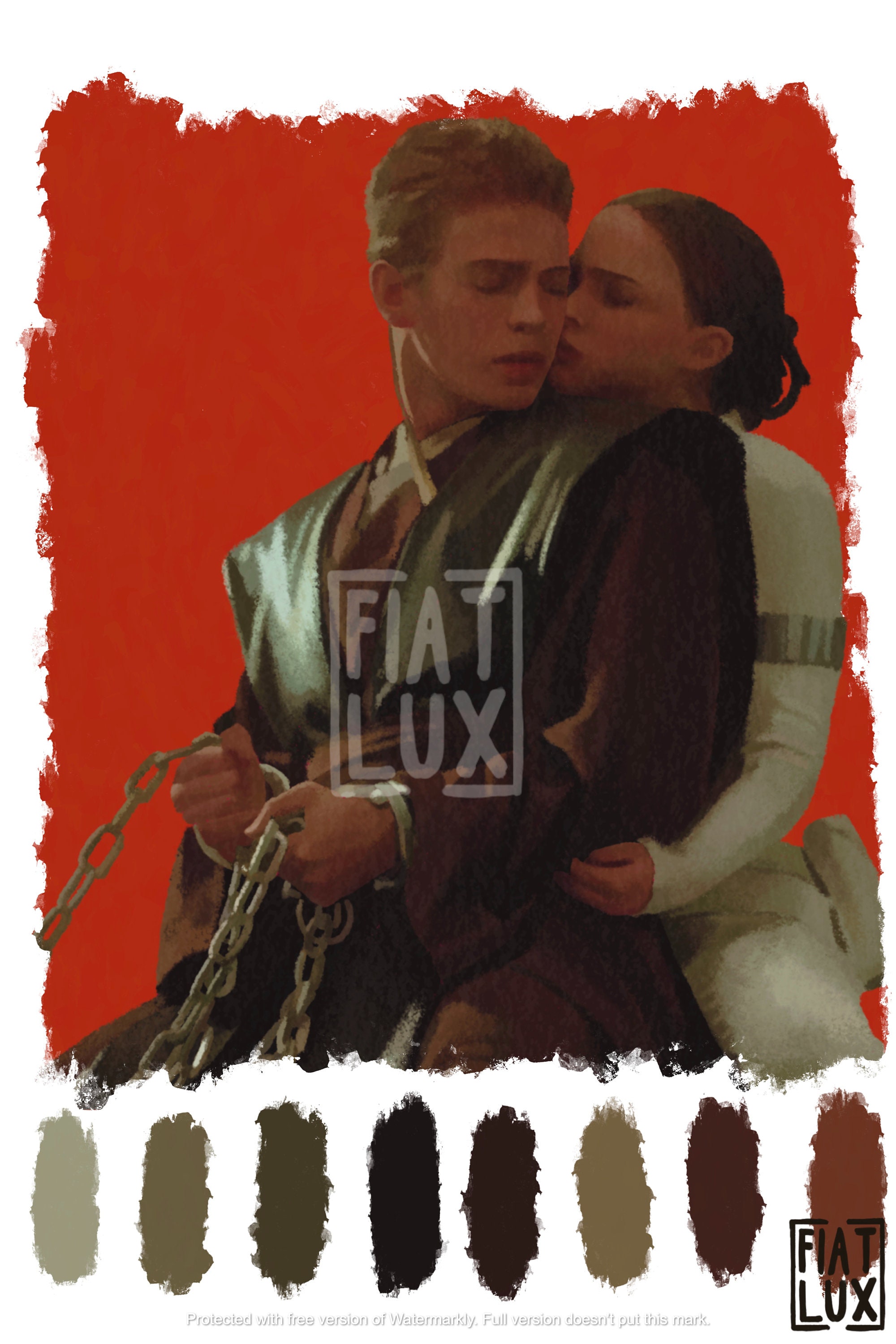 Digital Download Fanart Wall Art Print 8x10 Star Wars Digital ...