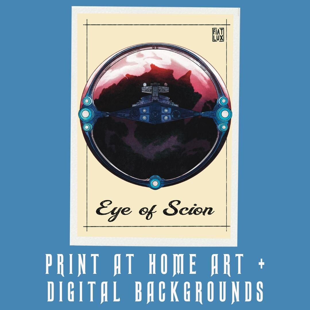 Thrawn Eye of Scion Digital Download Fanart Wall Art Print 10x14 Star ...